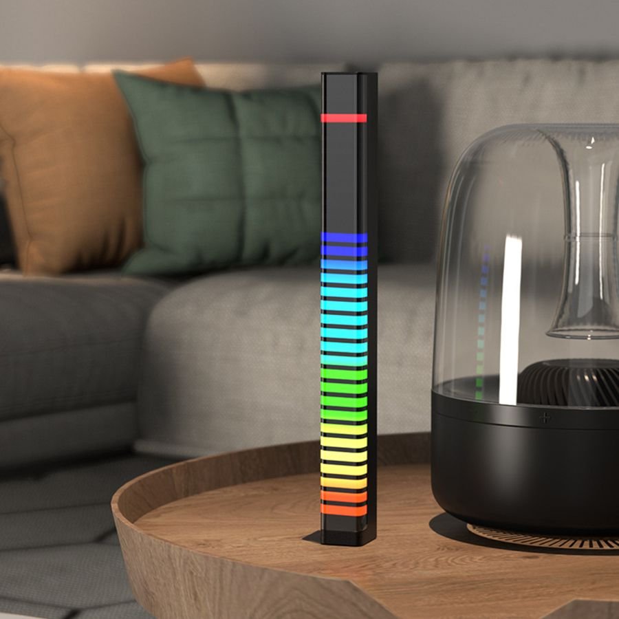 3D RGB APP Control Rechargeable Rhythm Light With Voice-Activated ...