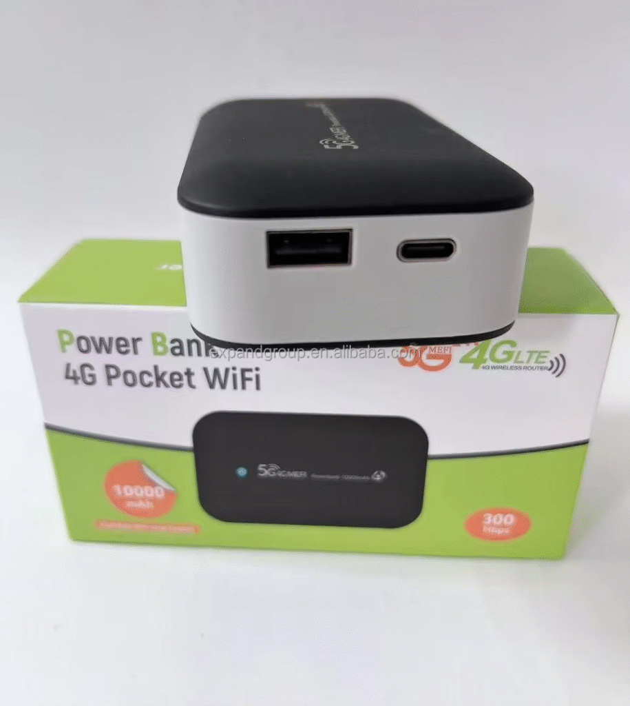PW100 4G Pocket Router + 10000mAh Power Bank | ARTRONYX